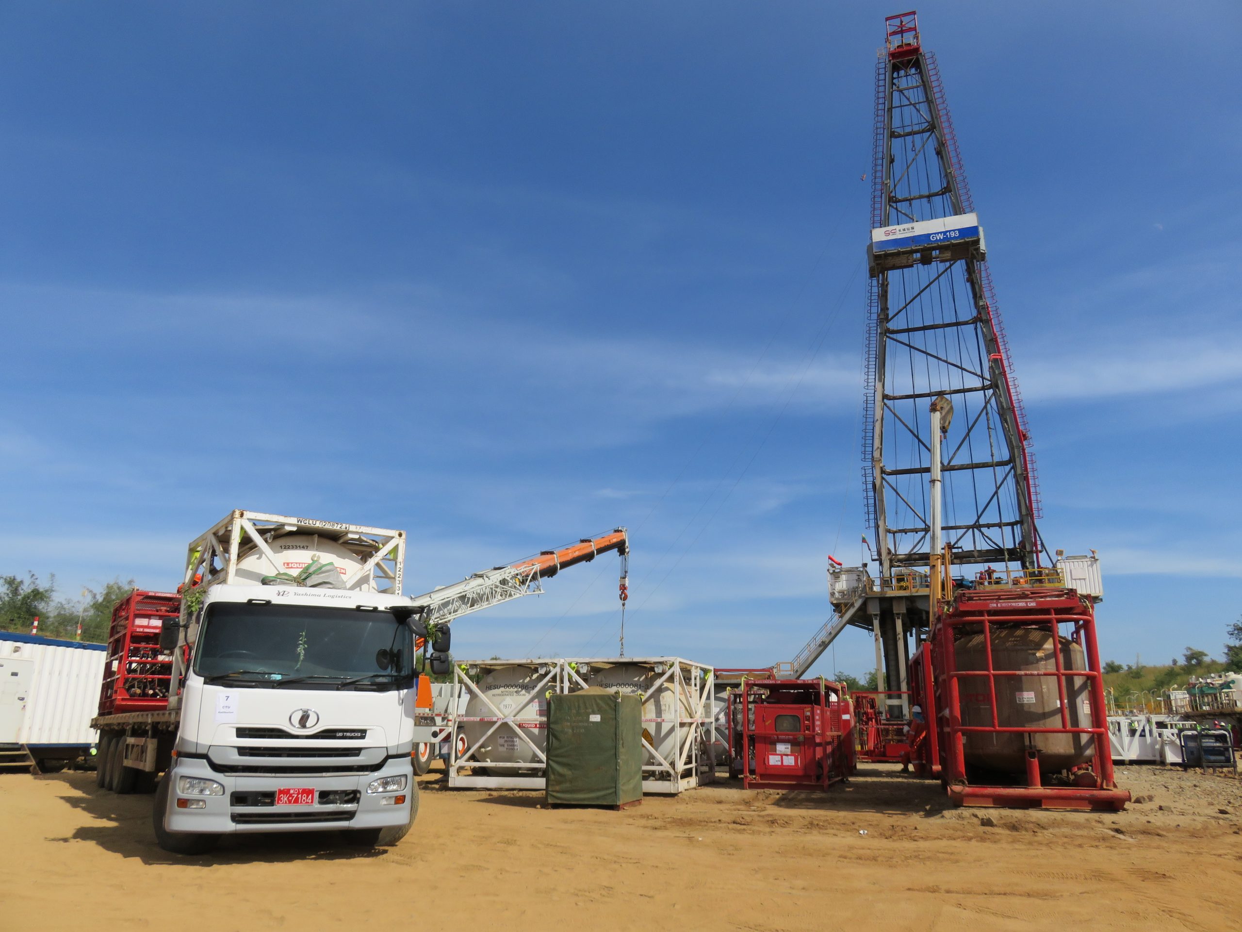 Onshore Drilling Rig Mobilization, Rig Up/Down Activities - KYAW SU THWAY